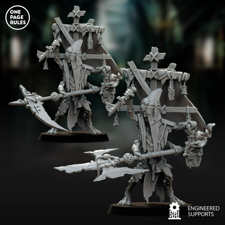 3D Printable Reaper Champion - Shadow Stalkers by One Page Rules