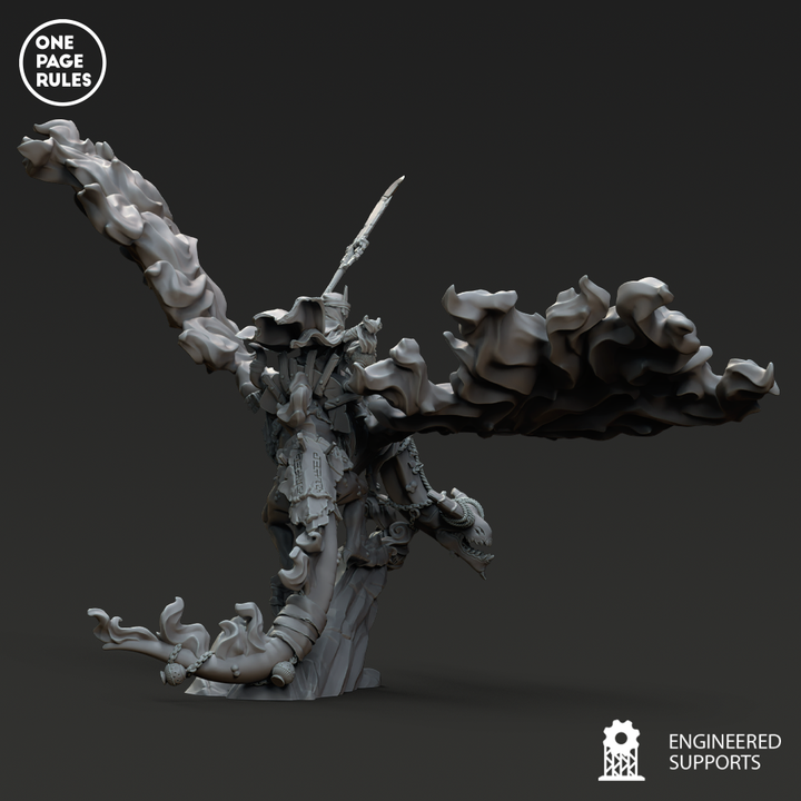 3D Printable Reaper Champion on Flying Beast - Shadow Stalkers by One ...
