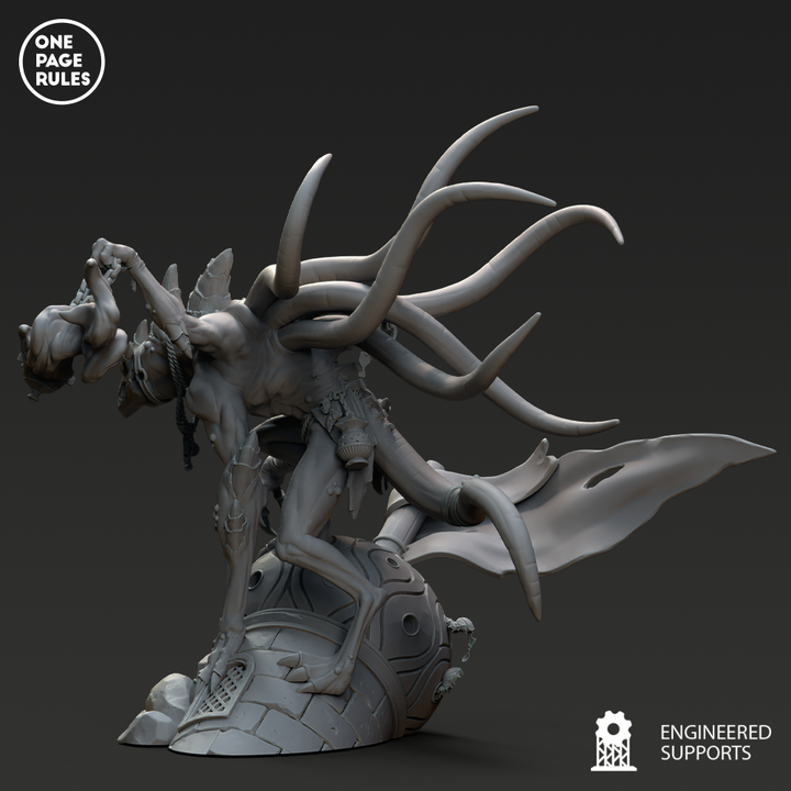 3D Printable Ascended Fiend - Shadow Stalkers by One Page Rules
