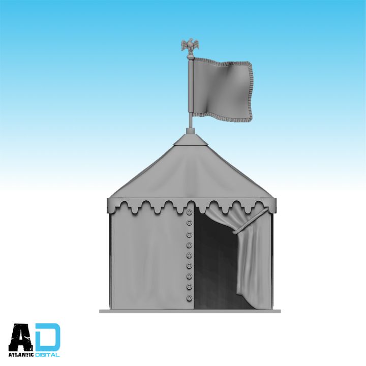 3D Printable Napoleonic Tents and camp accessories by Wargames Atlantic