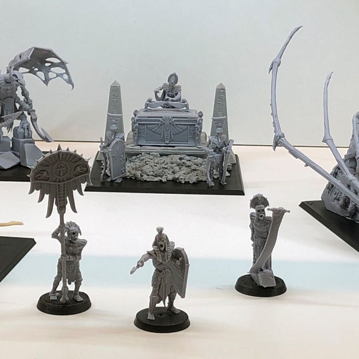 3D Printable Pharaoh's Legacy: Pharaoh Mummy by Crab Miniatures