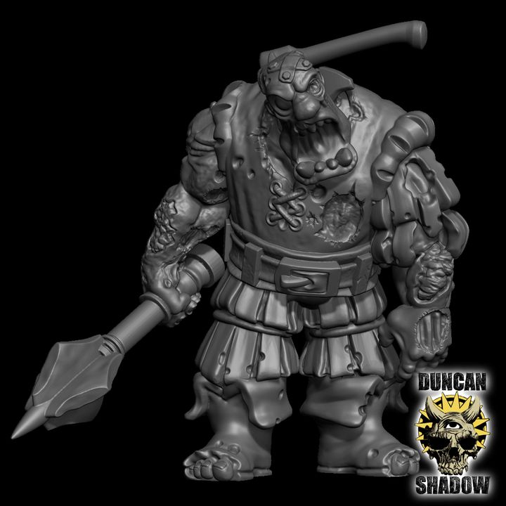 3D Printable Undead Ogres (Pre Supported) by Duncan Shadow
