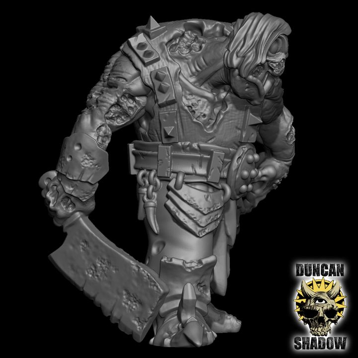 3D Printable Undead Ogres (Pre Supported) by Duncan Shadow
