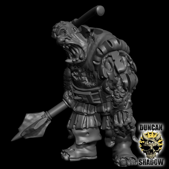 3D Printable Undead Ogres (Pre Supported) by Duncan Shadow