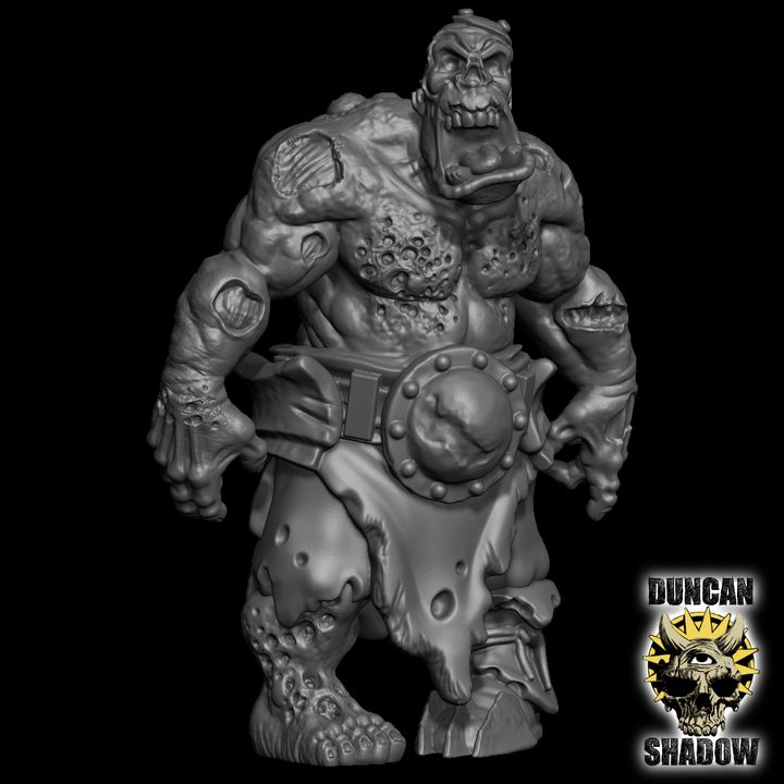 3D Printable Undead Ogres (Pre Supported) by Duncan Shadow