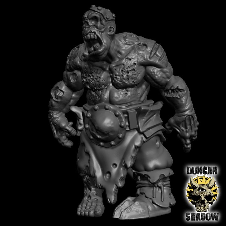 3D Printable Undead Ogres (Pre Supported) by Duncan Shadow
