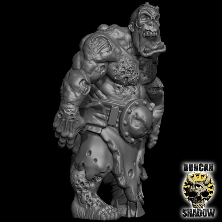 3D Printable Undead Ogres (Pre Supported) by Duncan Shadow