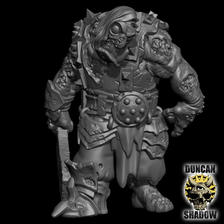 3D Printable Undead Ogres (Pre Supported) by Duncan Shadow