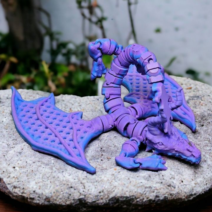 3D Printable 360 ARTICULATED PEN DRAGON by MELS 3D LABS