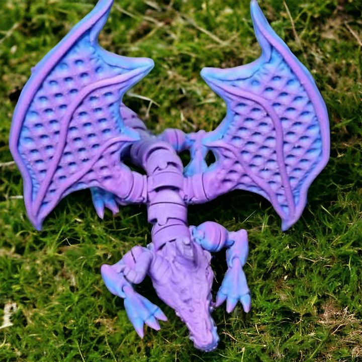 3D Printable 360 ARTICULATED PEN DRAGON by MELS 3D LABS