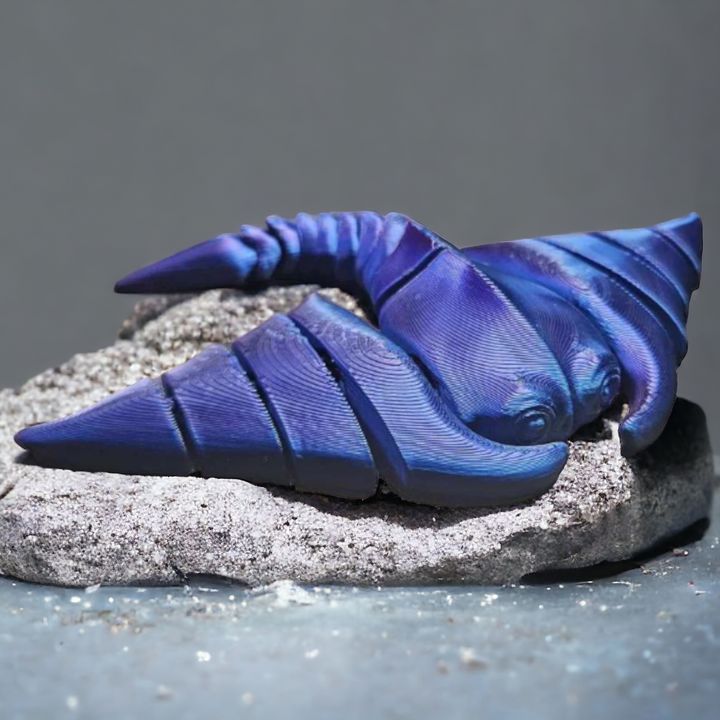 3D Printable STING RAY ARTICULATION by MELS 3D LABS