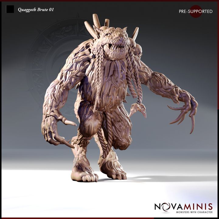 3D Printable Quaggoth Brute 01 by NOVAMINIS