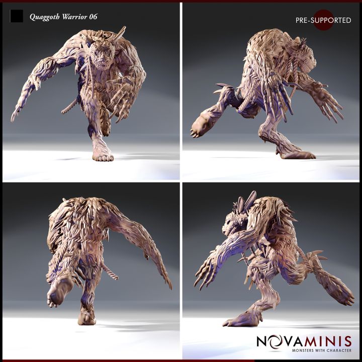 3D Printable Quaggoth Warrior 06 by NovaMinis