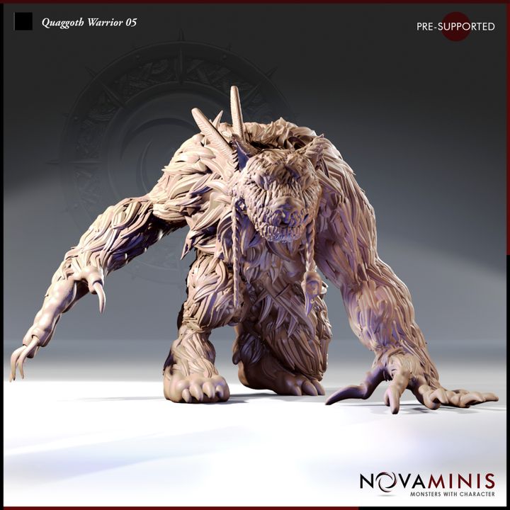 3D Printable Quaggoth Warrior 05 by NOVAMINIS