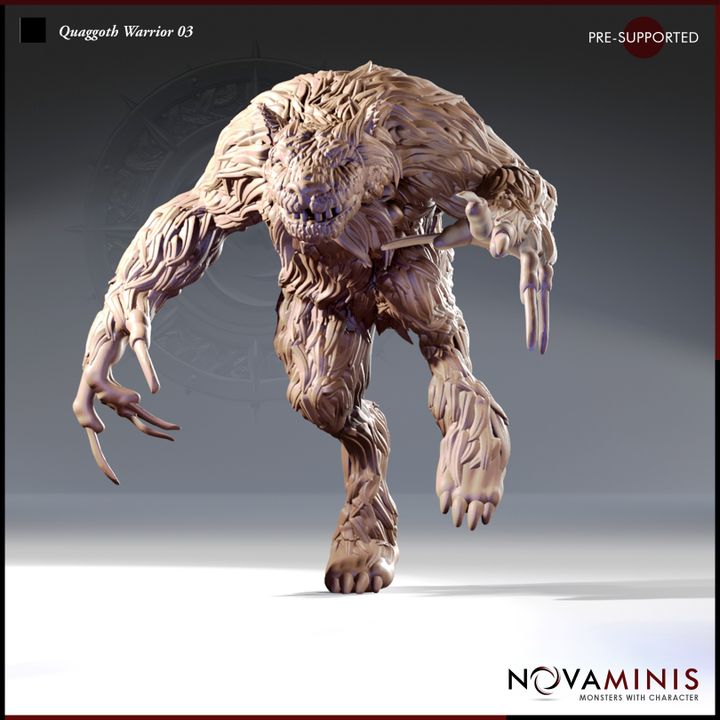 3D Printable Quaggoth Warrior 03 by NovaMinis