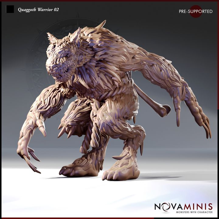 3D Printable Quaggoth Warrior 02 by NovaMinis