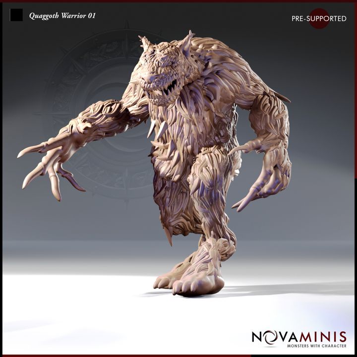 3D Printable Quaggoth Warrior 01 by NovaMinis