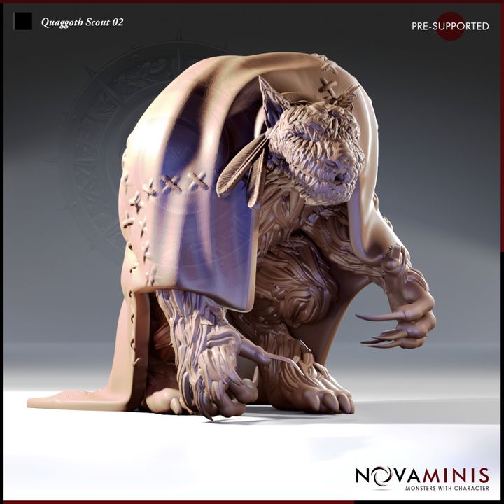 3D Printable Quaggoth Scout 02 by NOVAMINIS