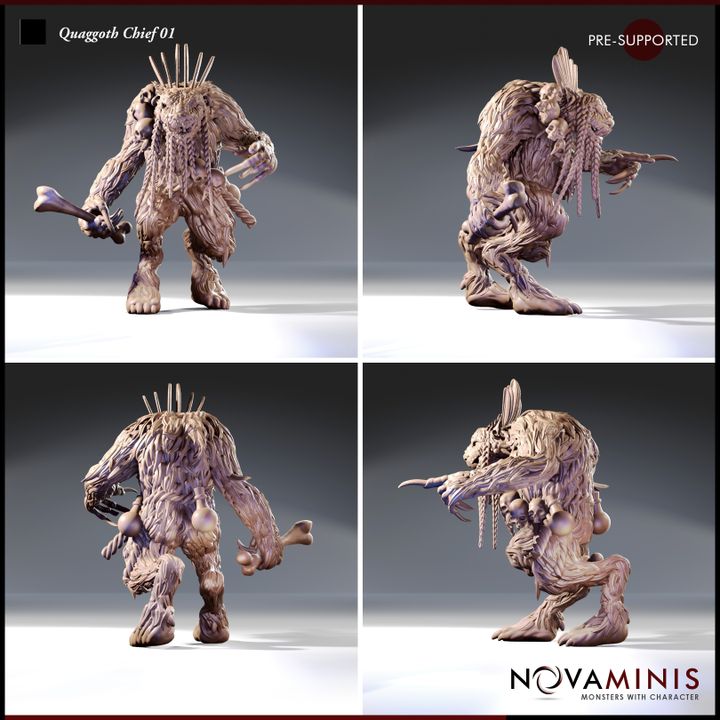3D Printable Quaggoth Chief 01 by NOVAMINIS