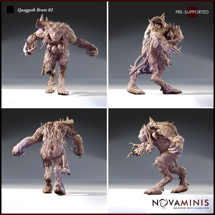 3D Printable Quaggoth Brute 02 by NovaMinis