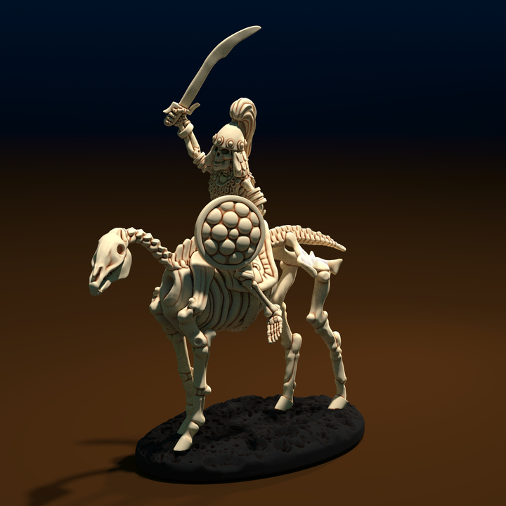 3D Printable Undead Skeleton Warband – 28mm Fantasy Miniature Set for ...