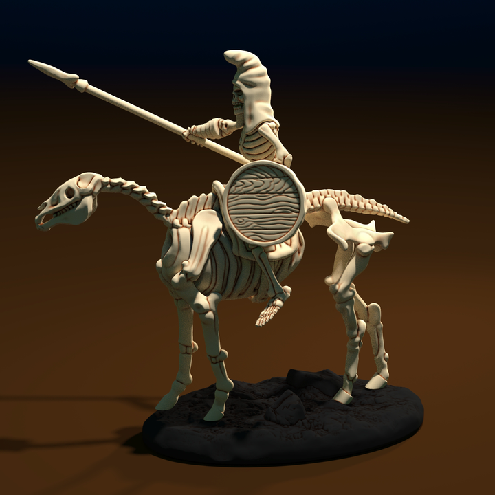 3D Printable Undead Skeleton Warband – 28mm Fantasy Miniature Set for ...