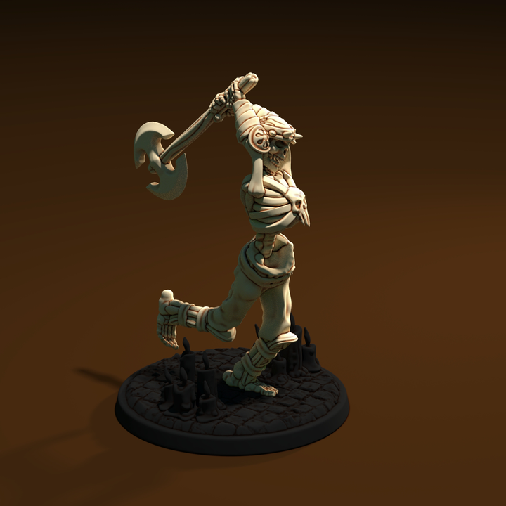 3D Printable Undead Skeleton Warband – 28mm Fantasy Miniature Set for ...