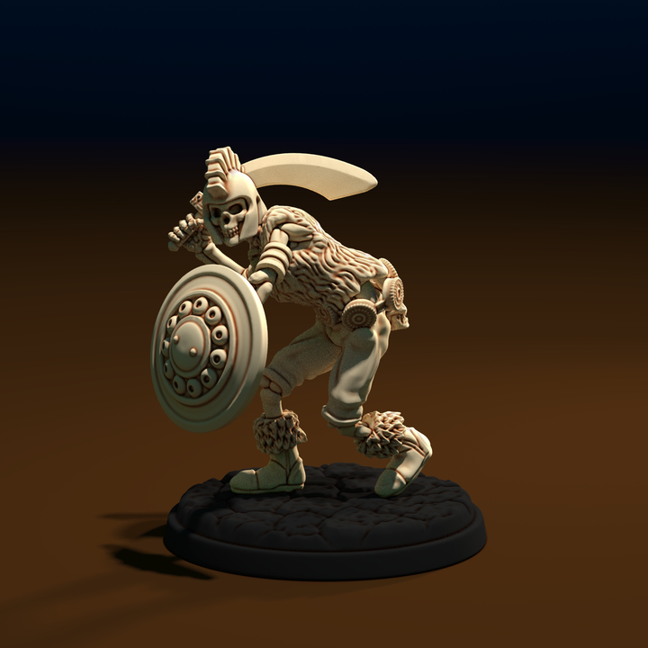 3D Printable Undead Skeleton Warband – 28mm Fantasy Miniature Set for ...