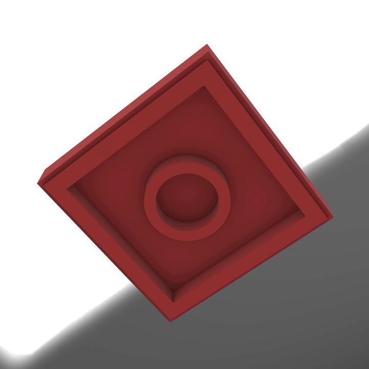 3D Printable LEGO Flat Tile 2X2 by VLAD-MARIUS