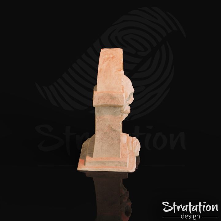 3D Printable Deathmark Halloween Gravestone by Stratation Design