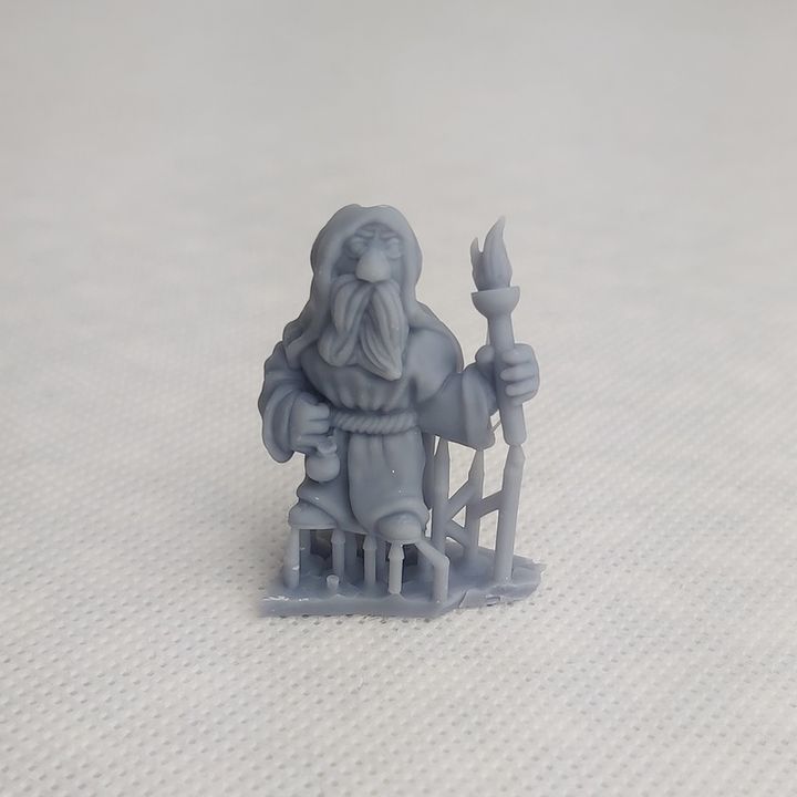 3D Printable Dwarf with torch - The Great Mountain Dwarves of ...