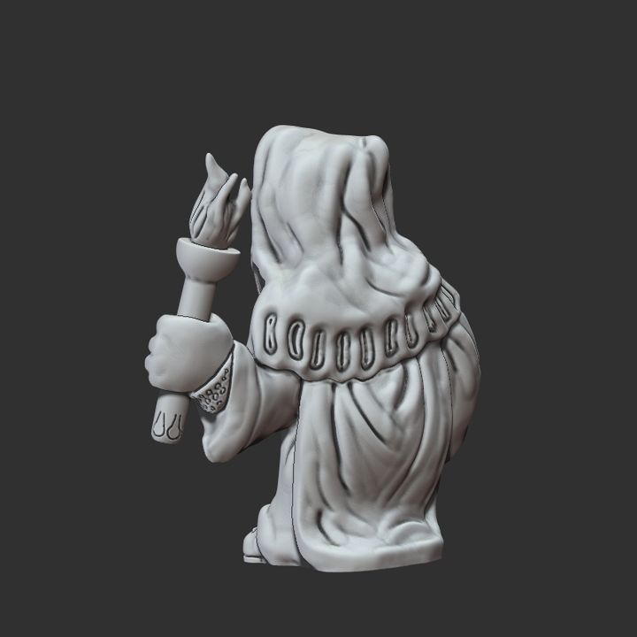 3D Printable Dwarf with torch - The Great Mountain Dwarves of ...