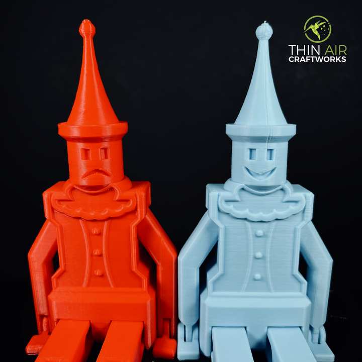 3D Printable Art the Articulating Shelf Elf by Thin Air 3D