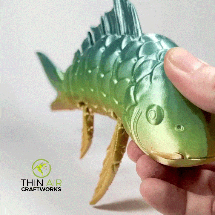 3D Printable Articulating Koi Fish by Thin Air 3D