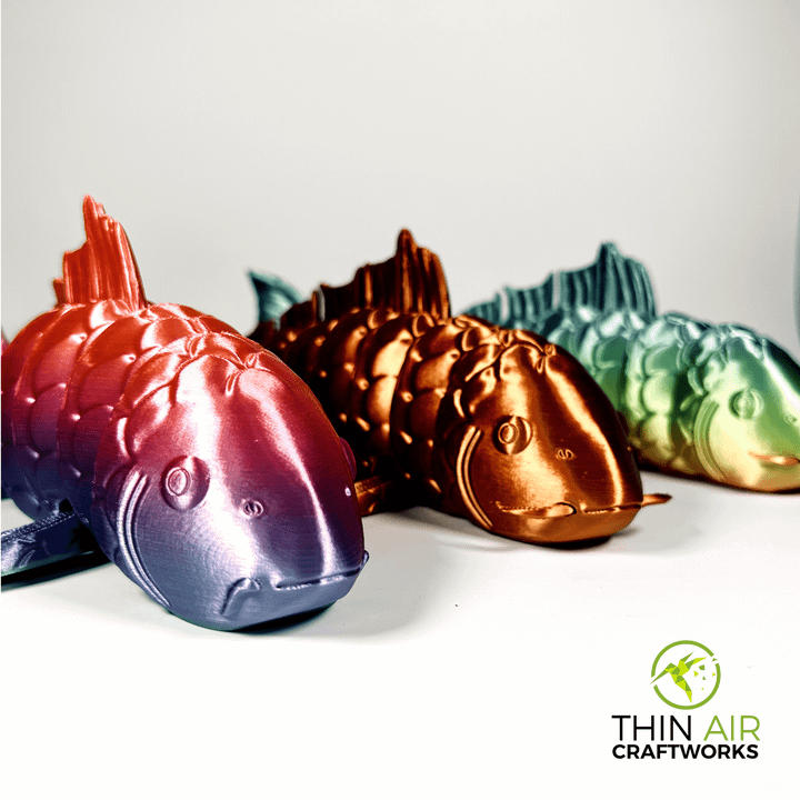 3D Printable Articulating Koi Fish by Thin Air 3D