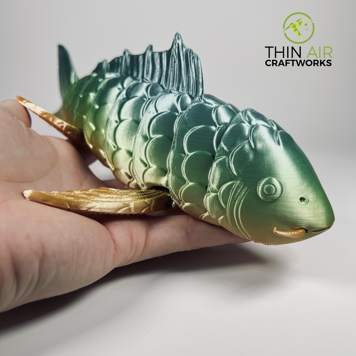 3D Printable Articulating Koi Fish by Thin Air 3D