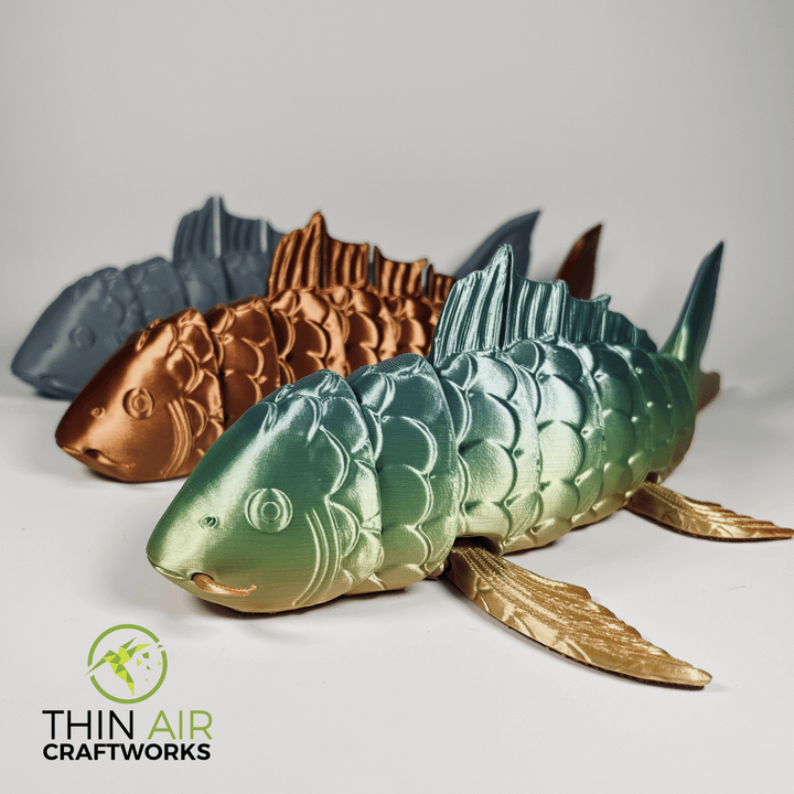 3D Printable Articulating Koi Fish by Thin Air 3D