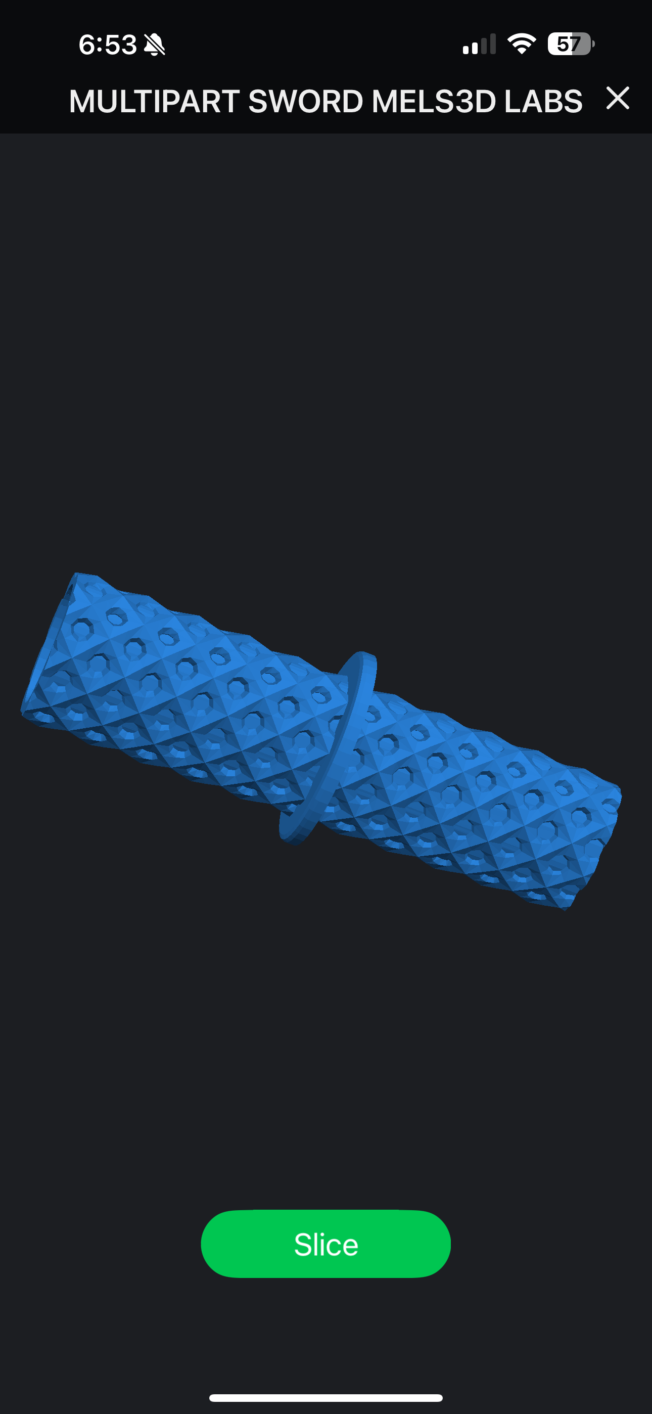 3D Printable Collapsible Sword with Fine crafted Hilt by MELS 3D LABS