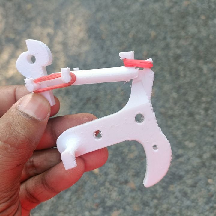 3D Printable RUBBER BAND CROSSBOW by MELS 3D LABS