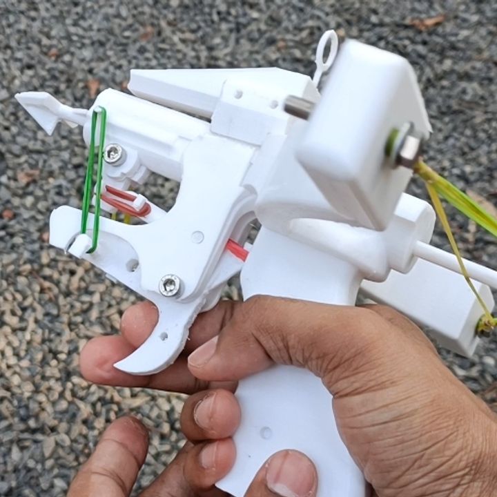 3D Printable RUBBER BAND CROSSBOW by MELS 3D LABS