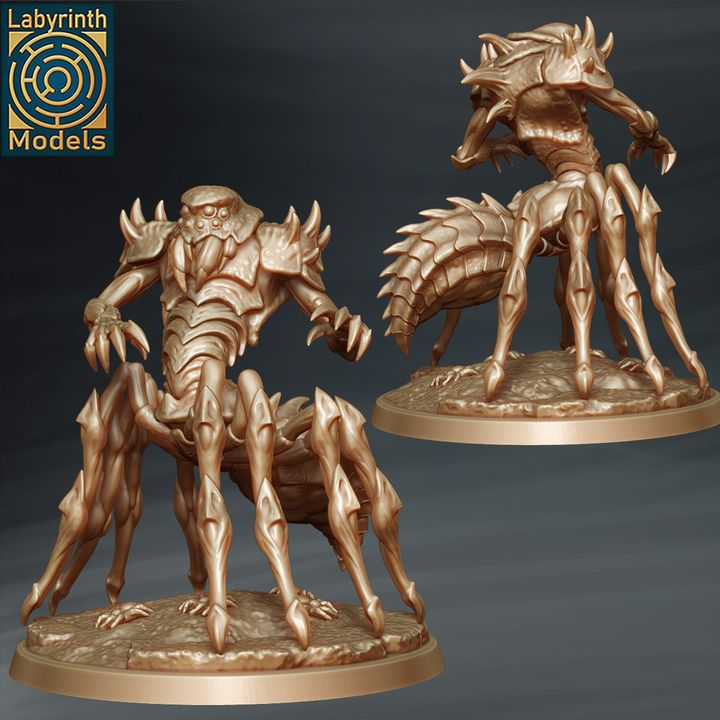 3D Printable Spider Demons - 32mm scale by Labyrinth Models