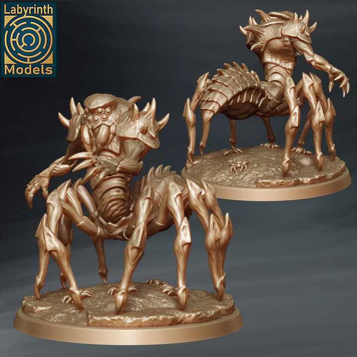 3D Printable Spider Demons - 32mm scale by Labyrinth Models