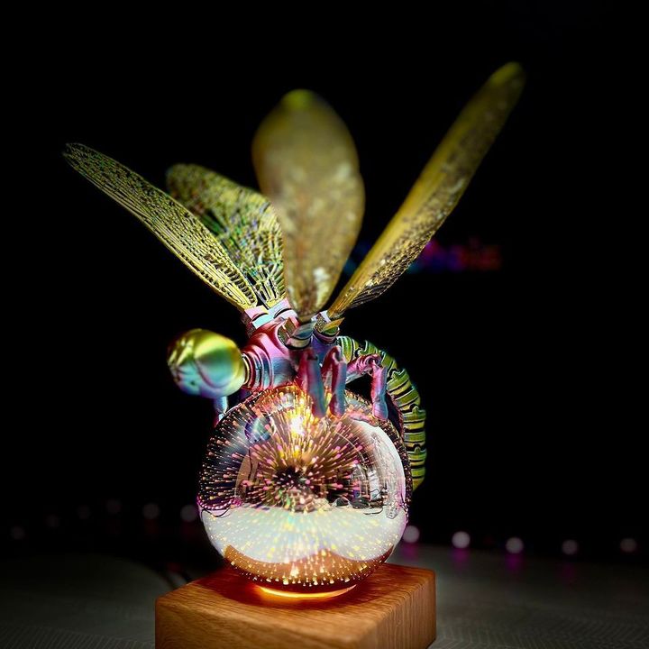 3D Printable 360 ARTICULATED DRAGONFLY V3 by MELS 3D LABS