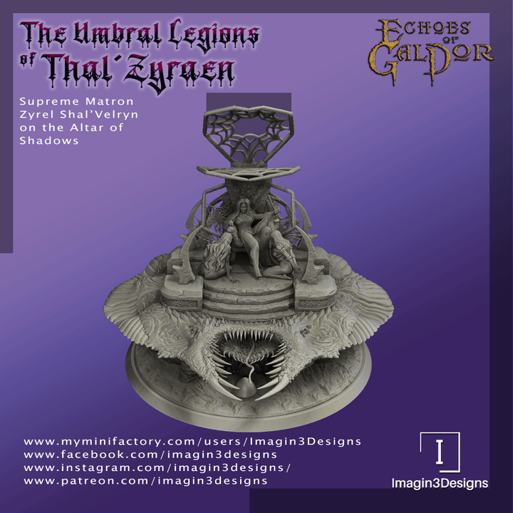 3D Printable Supreme Matron Zyrel Shal'Velryn by Imagin3Designs