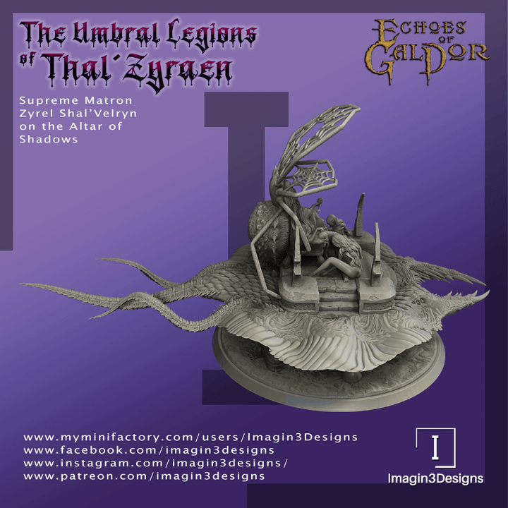 3D Printable Supreme Matron Zyrel Shal'Velryn by Imagin3Designs