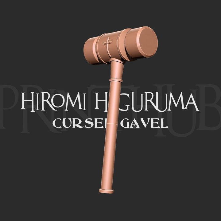 3D Printable Gavel - Hiromi Higuruma 3D print model by Printhub