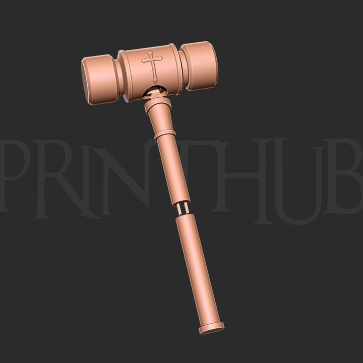 3D Printable Gavel - Hiromi Higuruma 3D print model by Printhub