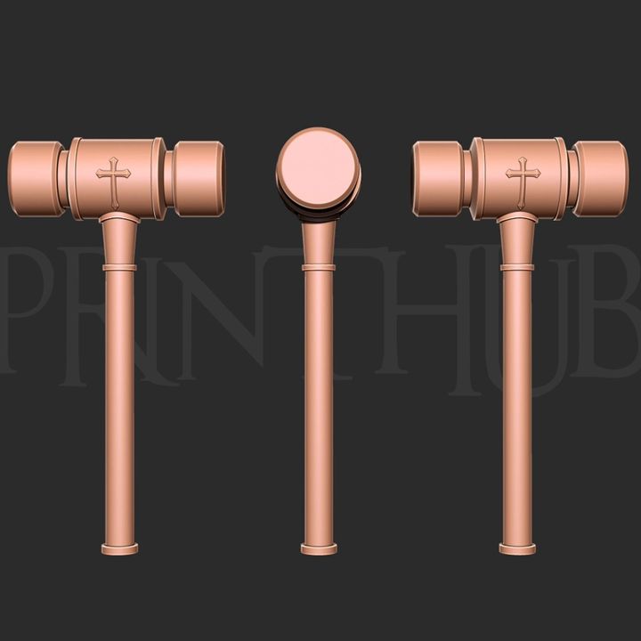 3D Printable Gavel - Hiromi Higuruma 3D print model by Printhub