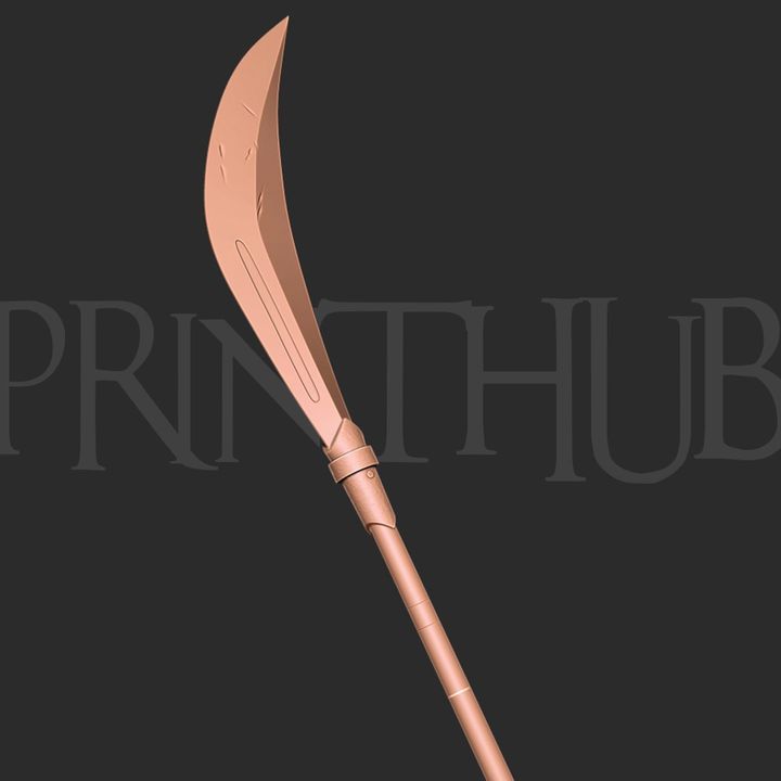 3D Printable Maki Zenin Pole arm Spear 3D print model by Printhub