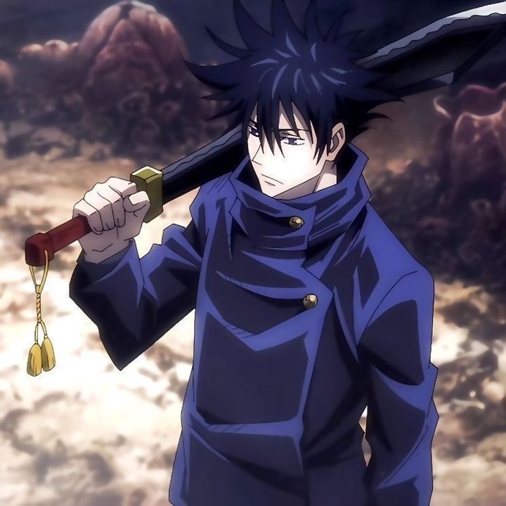 3D Printable Jet Black Shadow Sword Megumi Fushiguro by Printhub